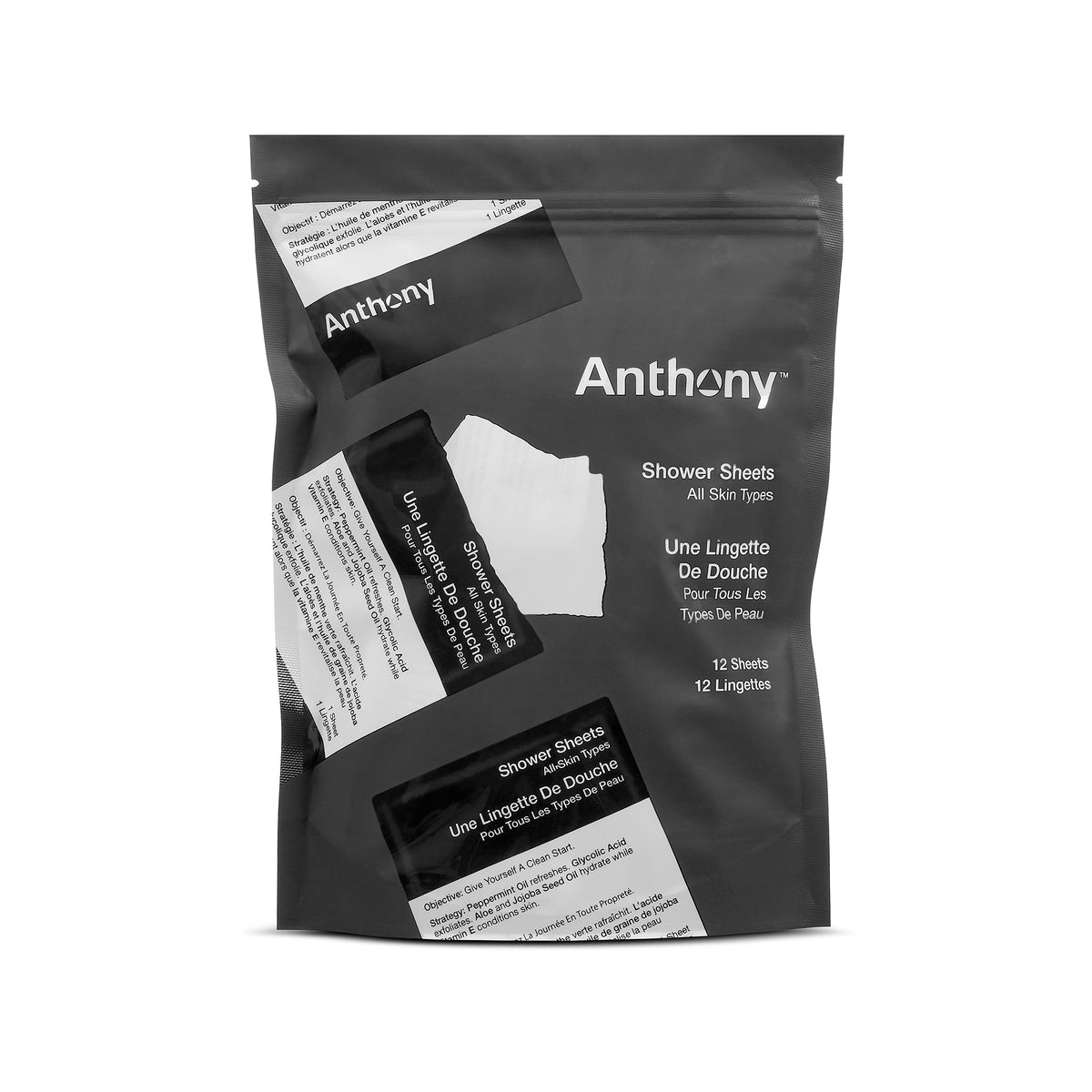 Shower Sheets | Body Wipes to Remove Sweat and Odor – Anthony UK